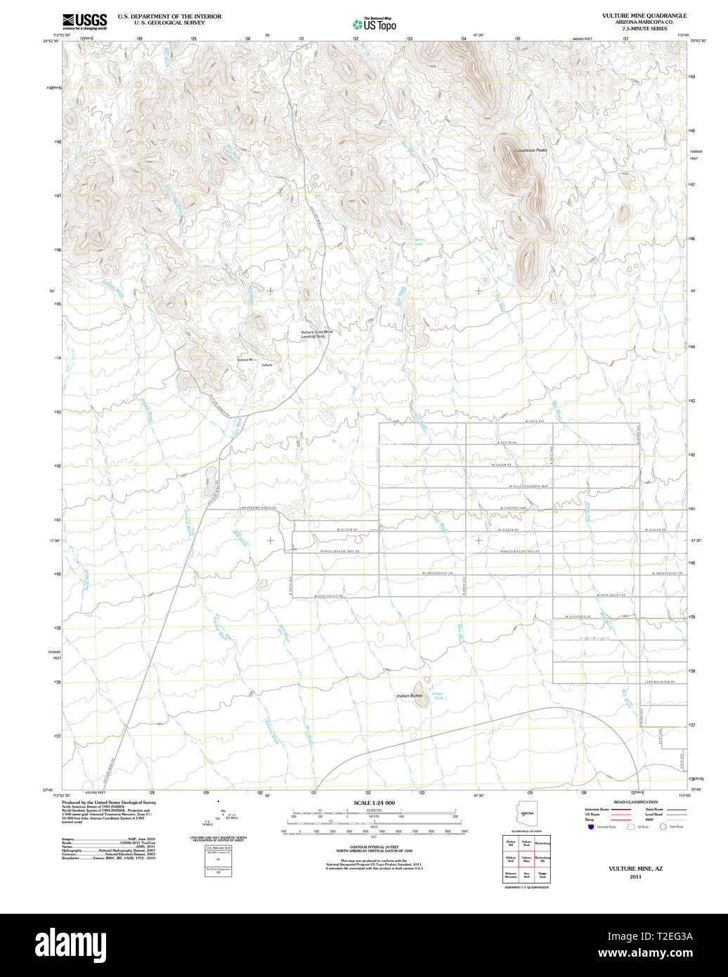 Arizona mine map hi-res stock photography and images - Alamy