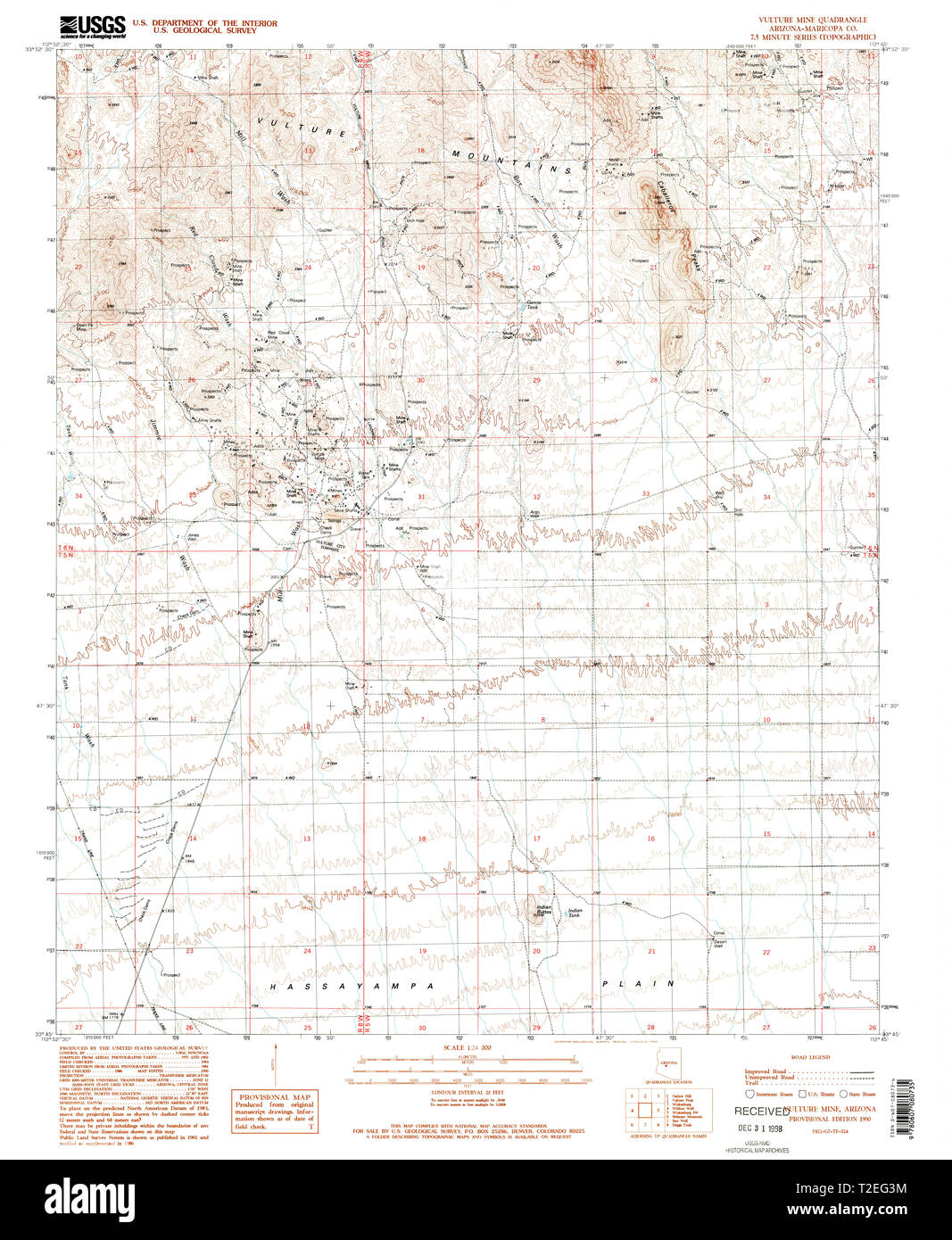 Arizona mine map hi-res stock photography and images - Alamy