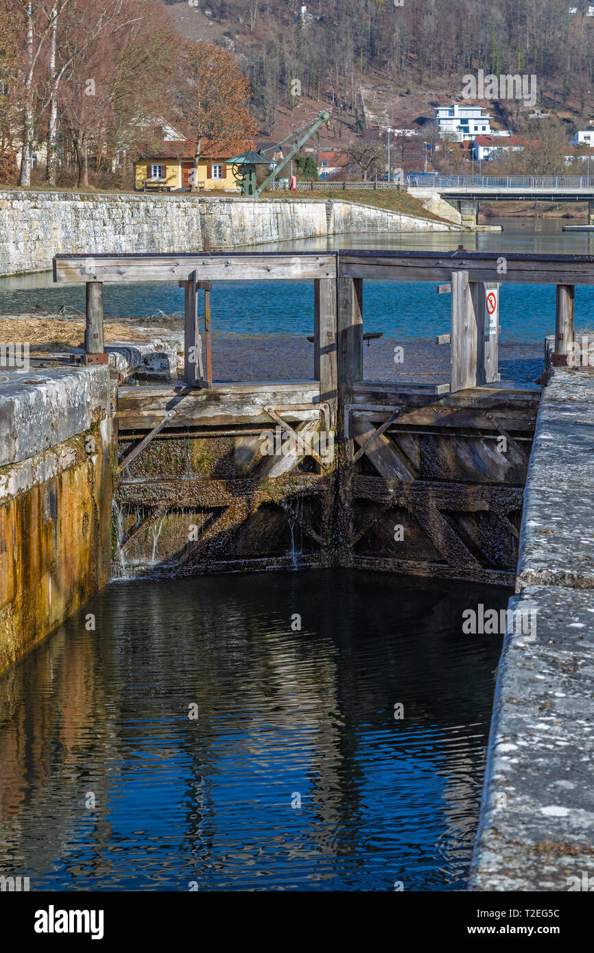 Ludwig danube main canal or also king ludwig canal hi-res stock ...