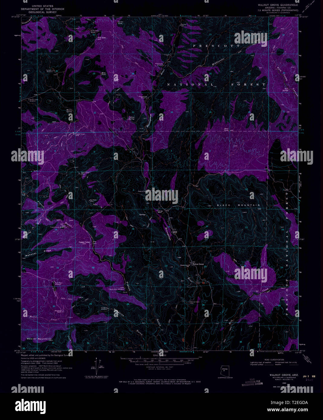 Walnut grove map hi-res stock photography and images - Alamy