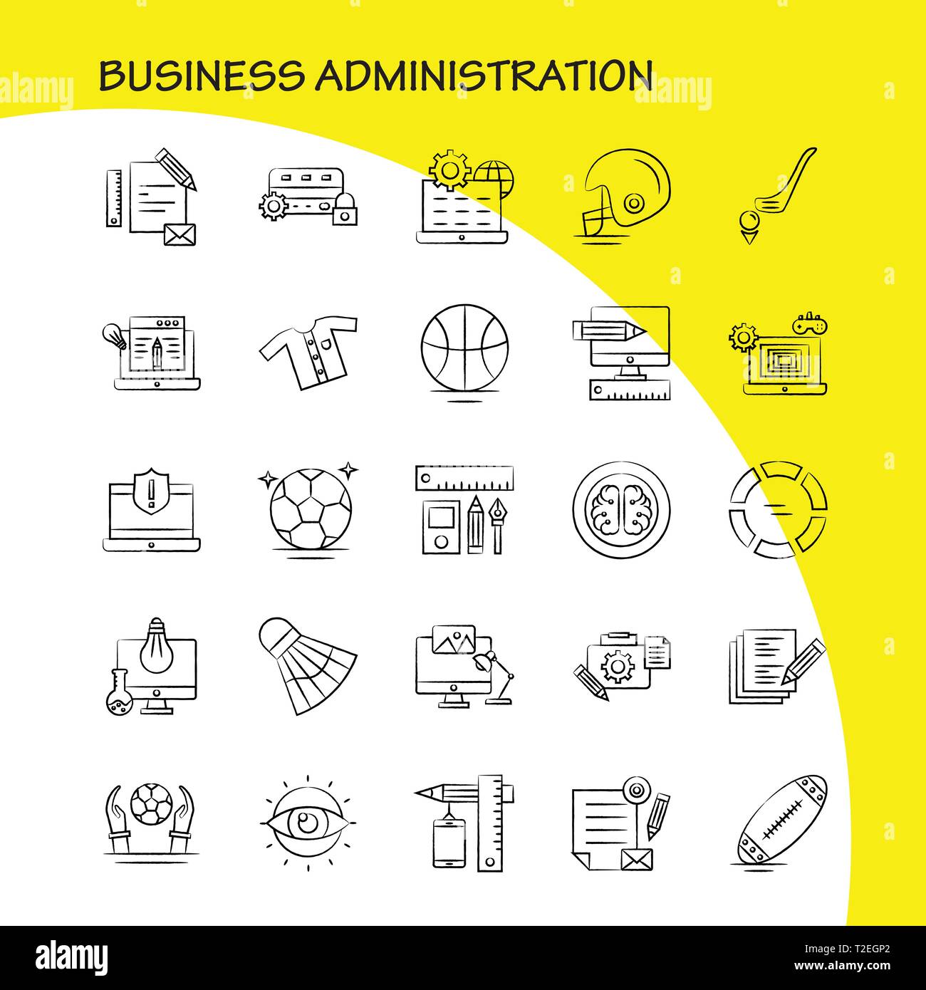 Hand letter door Stock Vector Images - Alamy