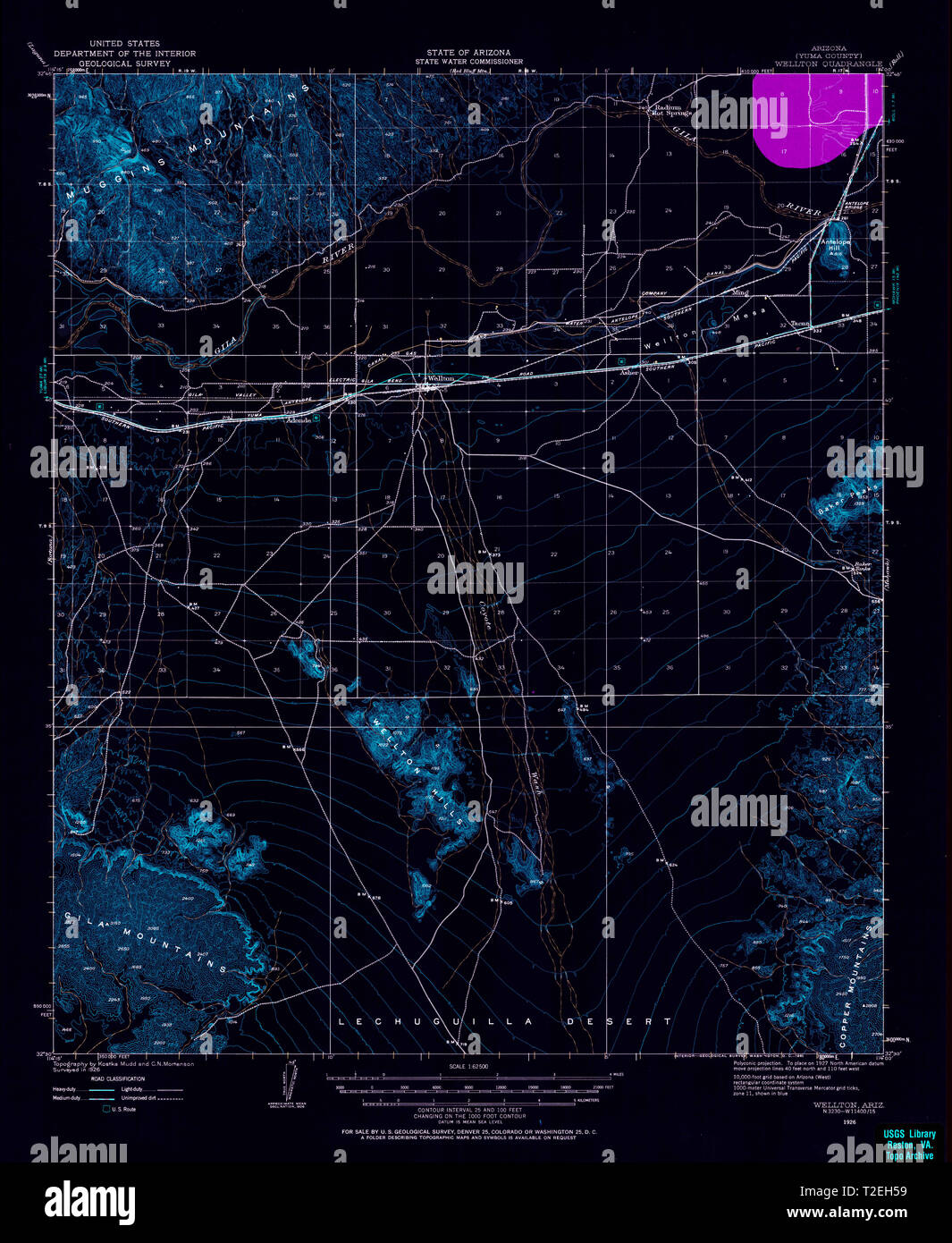 Wellton map hi-res stock photography and images - Alamy