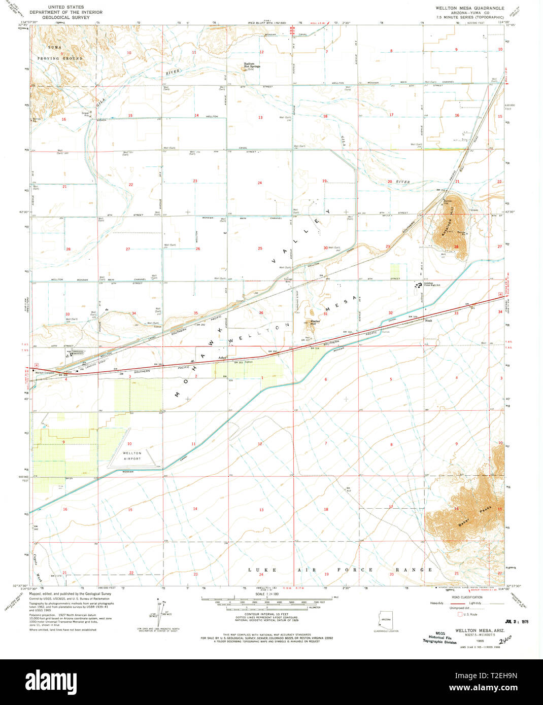 Wellton map hi-res stock photography and images - Alamy