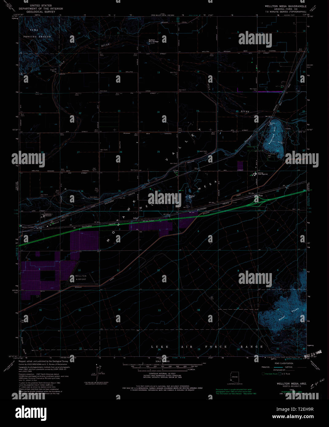 Wellton map hi-res stock photography and images - Alamy
