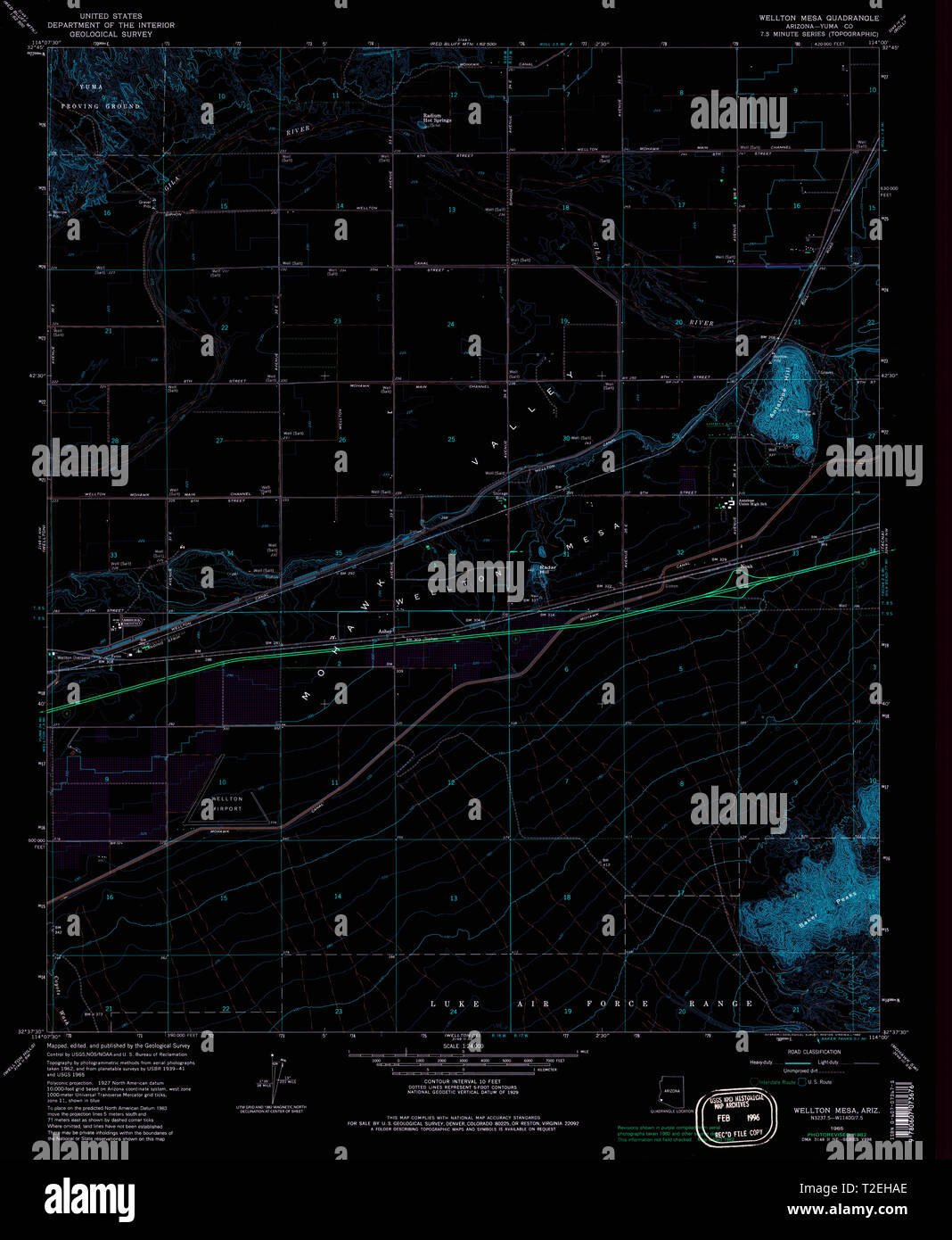 Wellton map hi-res stock photography and images - Alamy