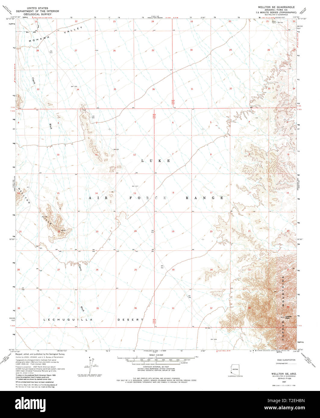 Wellton map hi-res stock photography and images - Alamy