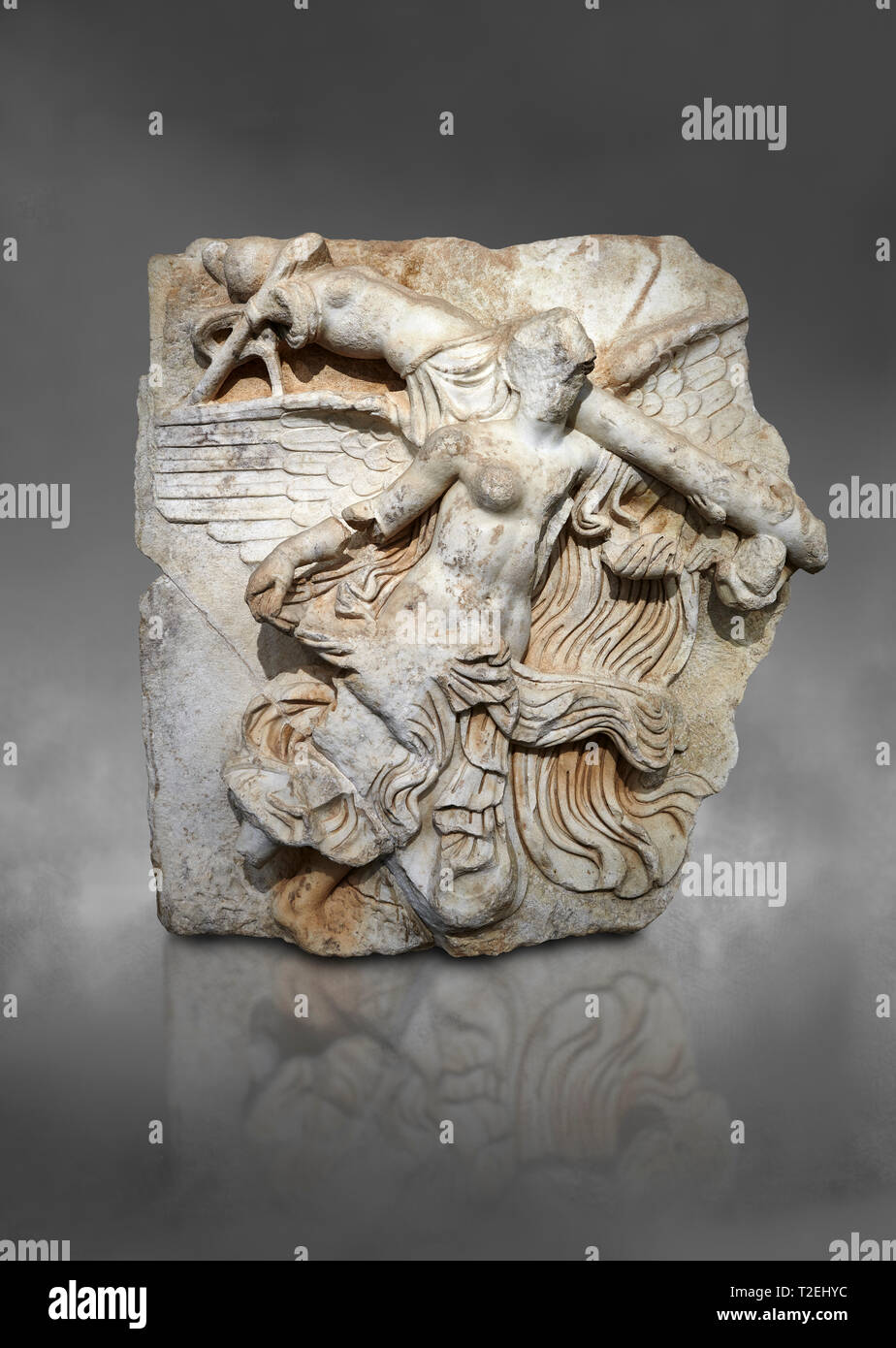 Roman Sebasteion relief sculpture of Victory of the Emperors ...