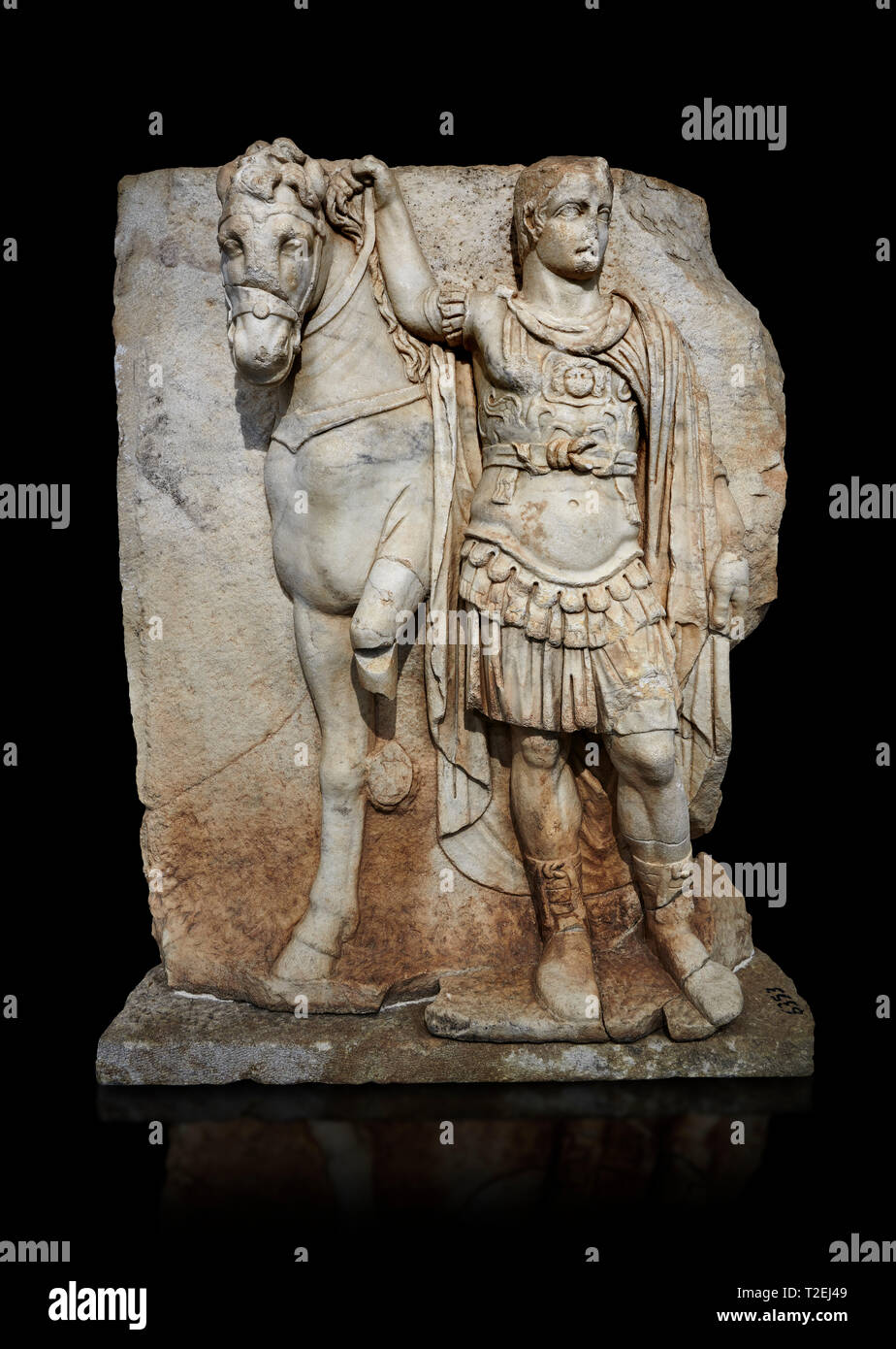 Roman Sebasteion relief sculpture of an Imperial prince as Diokouros ...