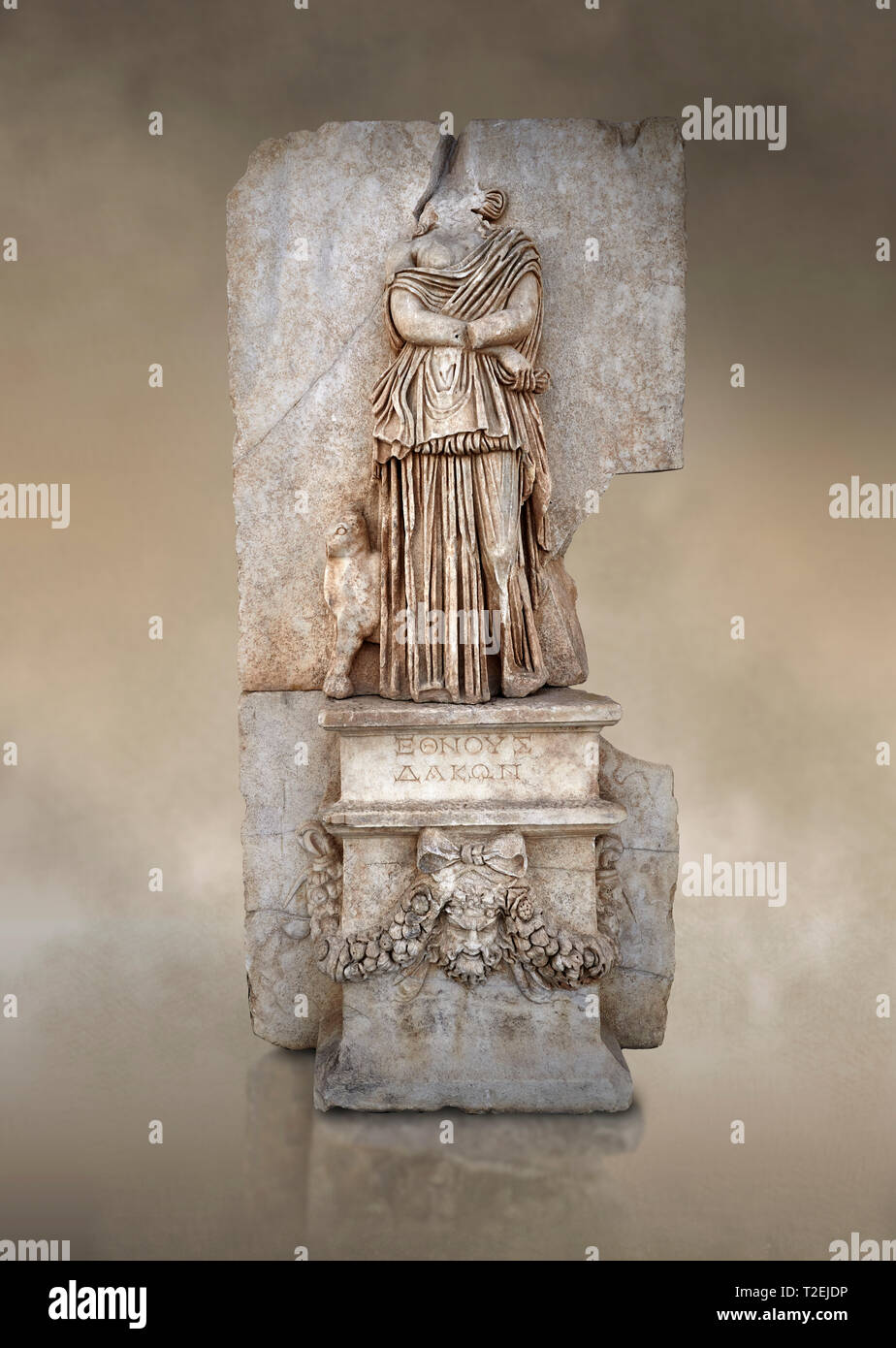 Roman Sebasteion relief sculpture of Ethnos of the Dacians Aphrodisias ...