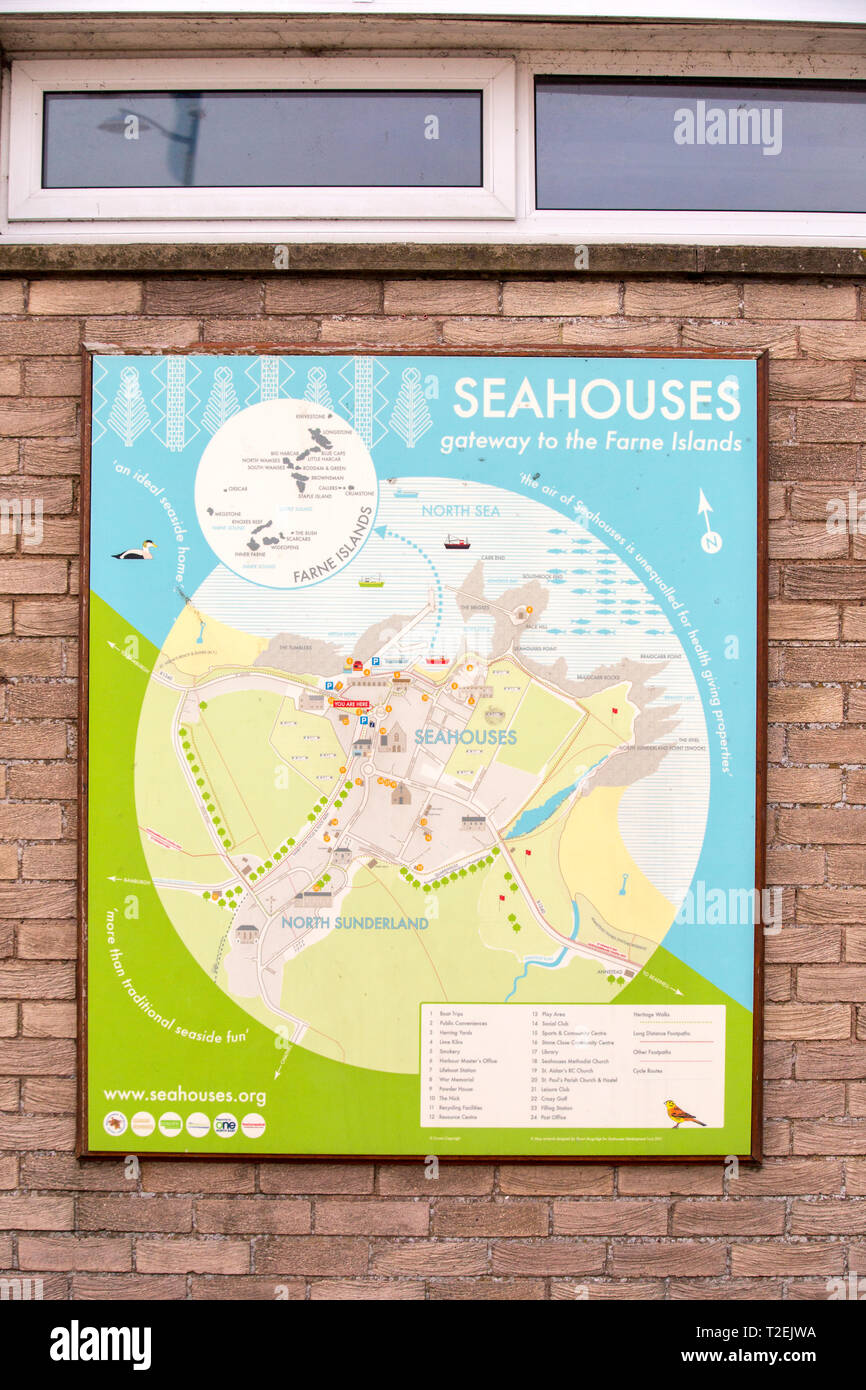 Northumberland Map High Resolution Stock Photography and Images - Alamy