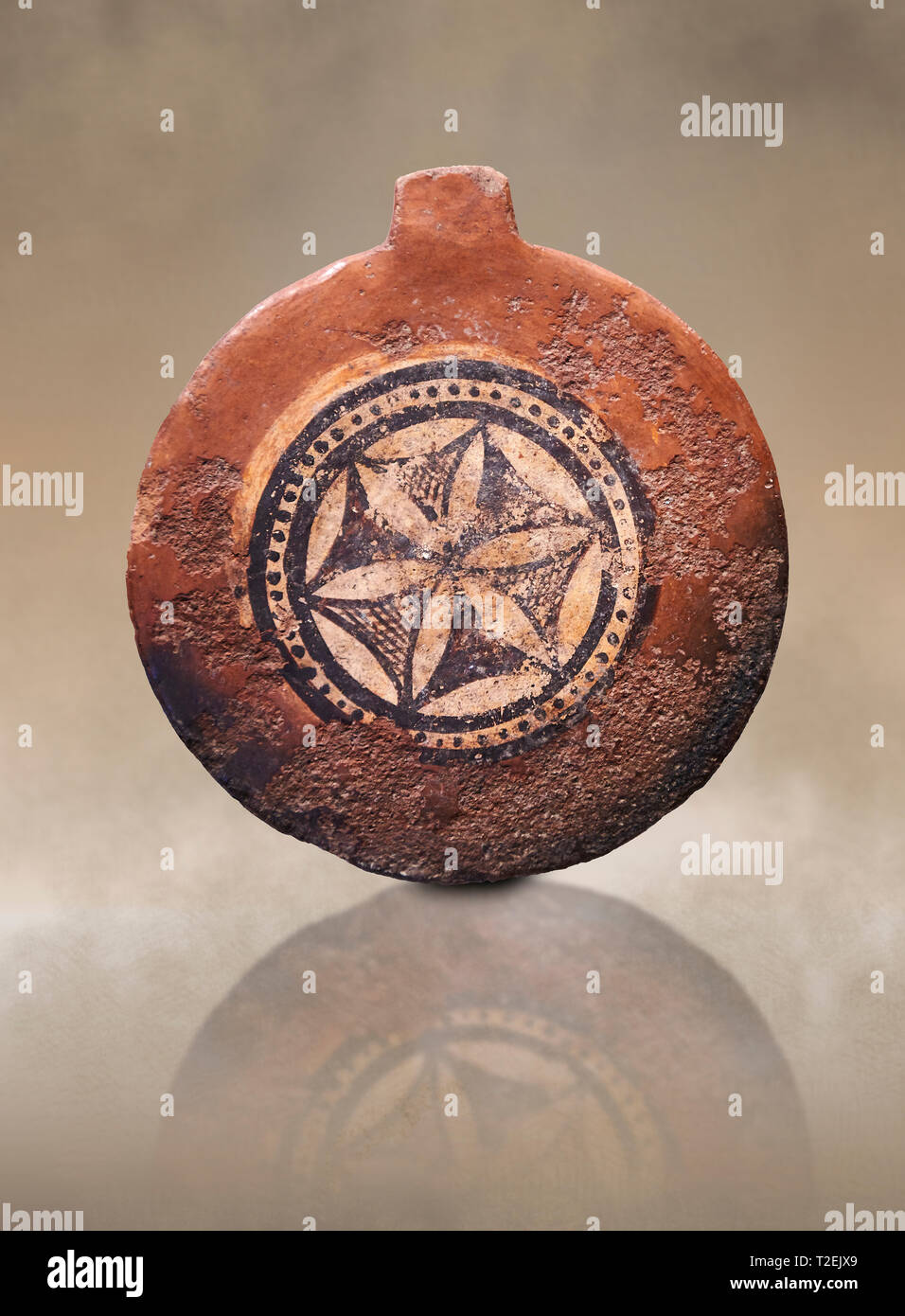 Phrygian terracotta decorated architectural wall plaque. 8th-7th ...