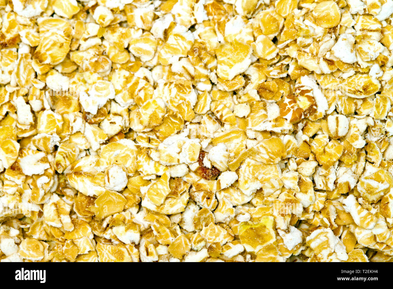 Natural organic oats flakes cereals pattern background Stock Photo - Alamy