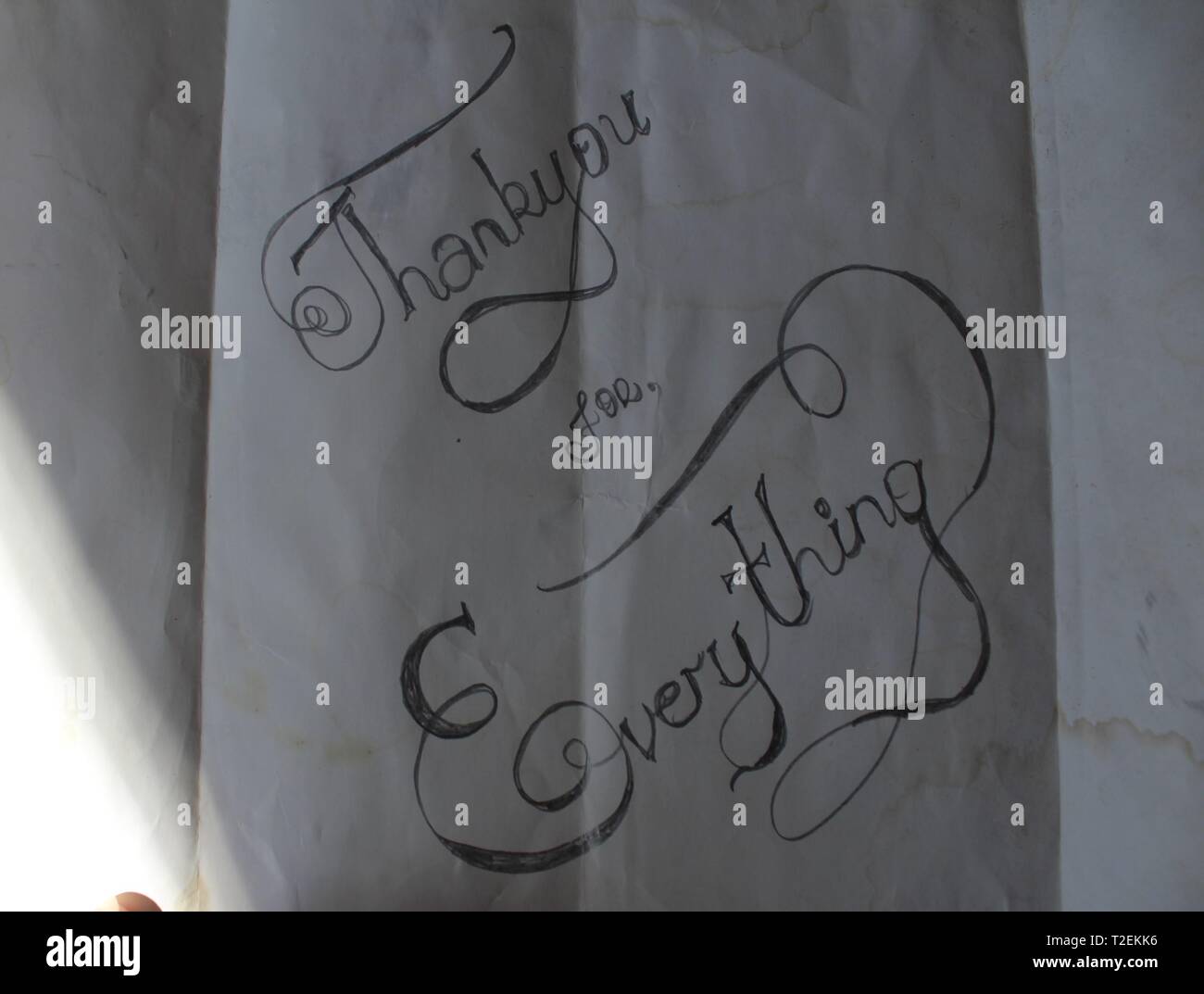 English cursive hi-res stock photography and images - Alamy