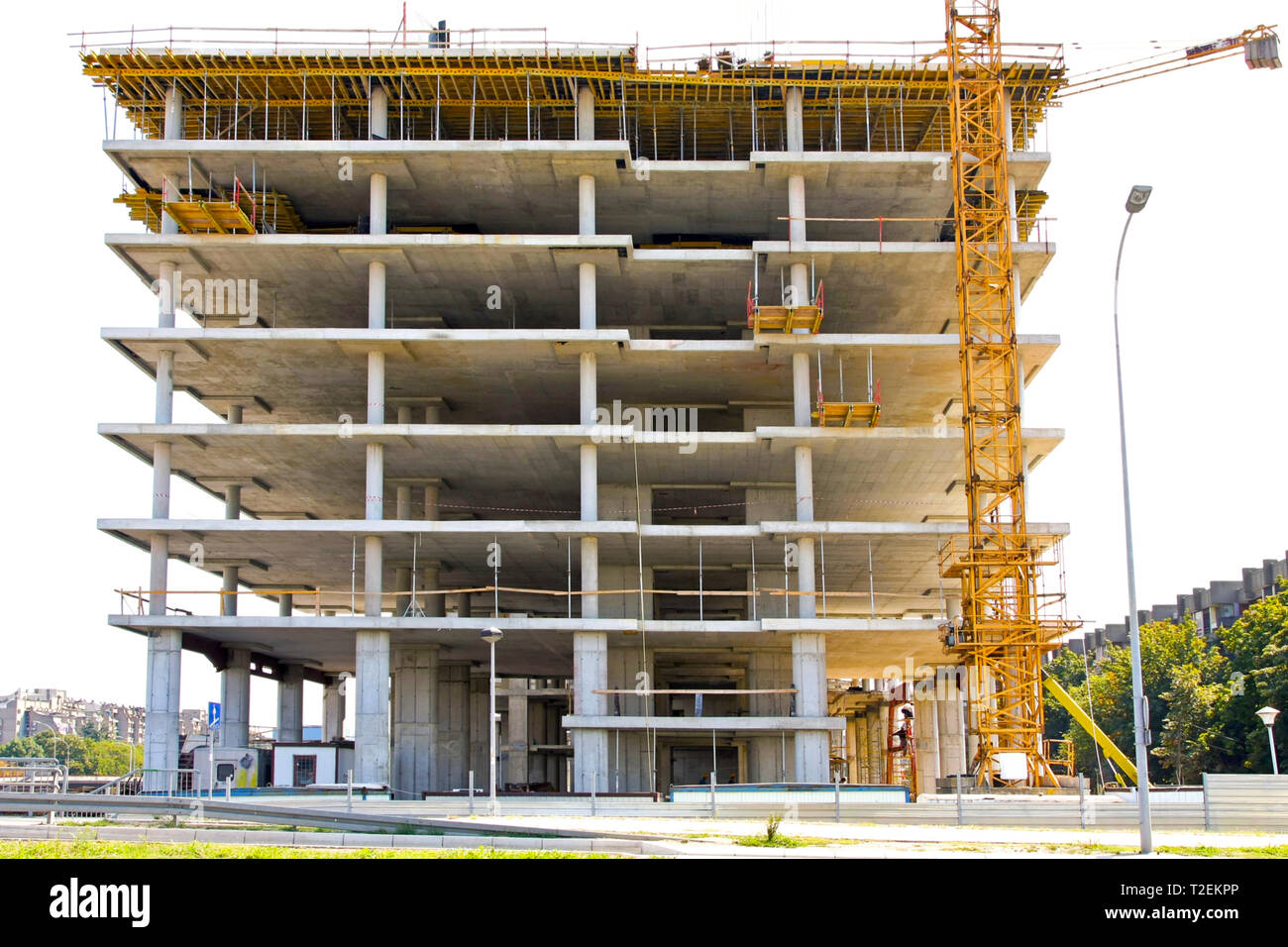 Outdoor construction site work in progress Stock Photo - Alamy