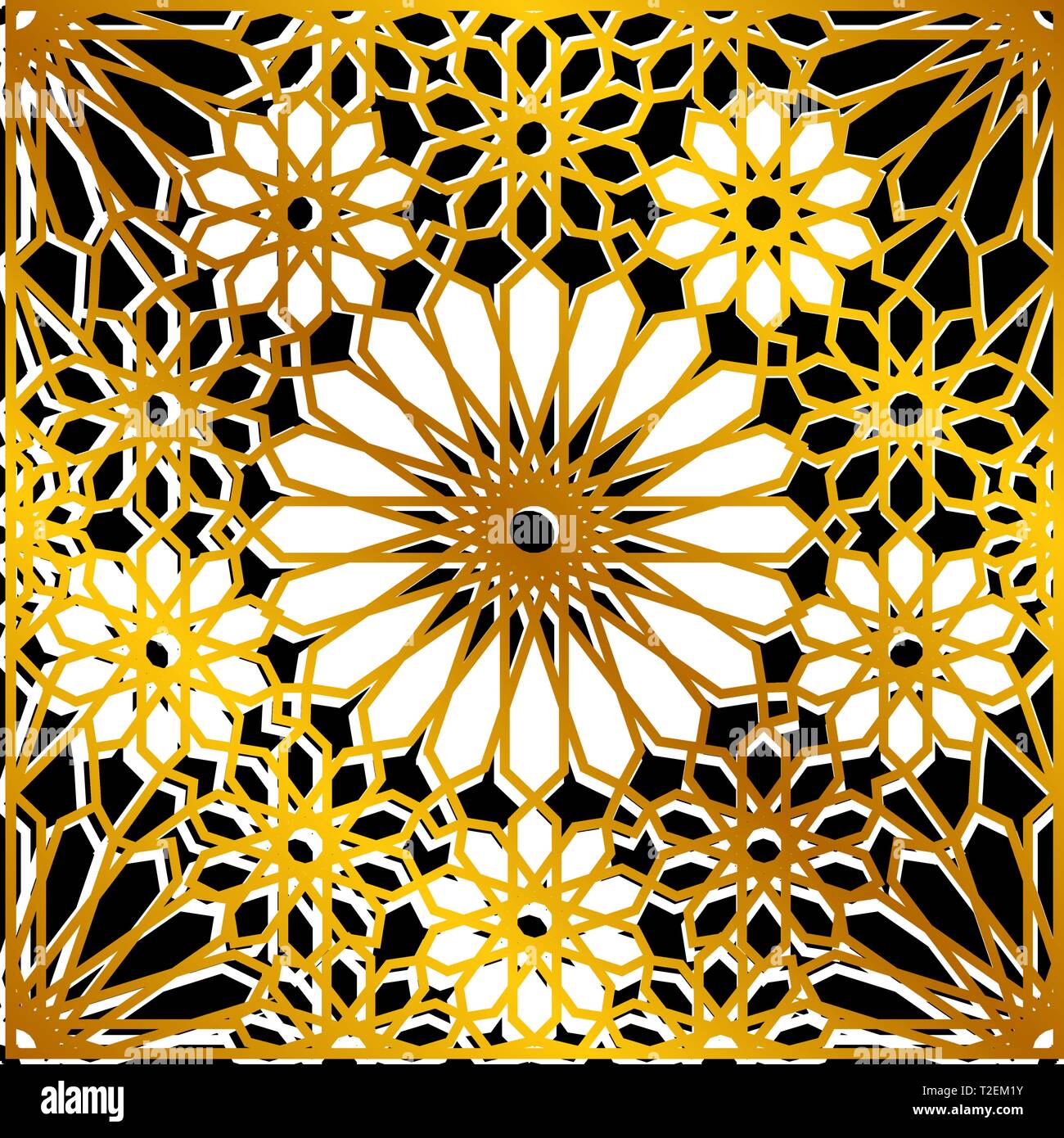 Pattern Geometric Islamic Background Template Vector Art Stock Vector ...