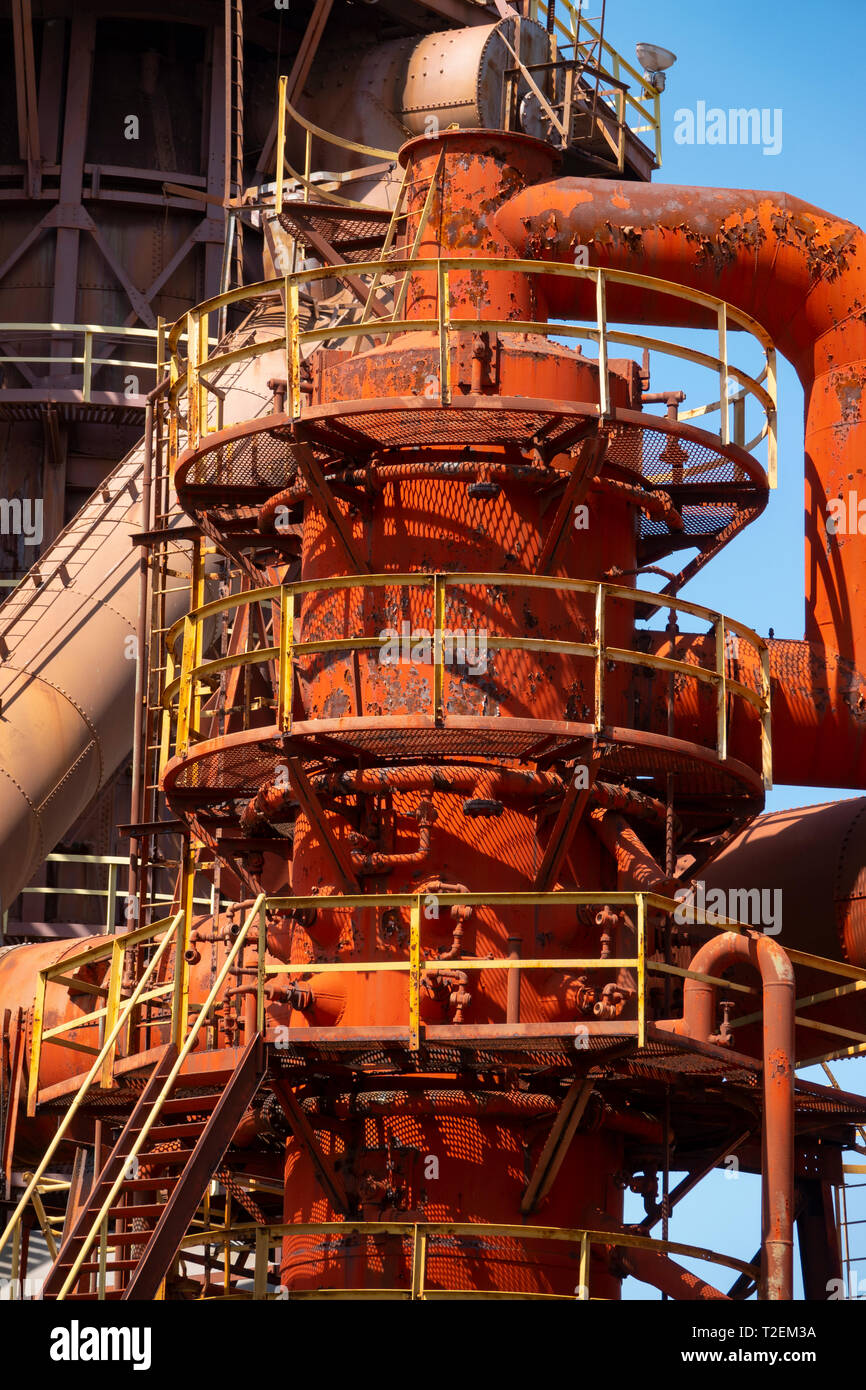 USA Alabama Birmingham The Sloss Furnaces now a National Historic ...