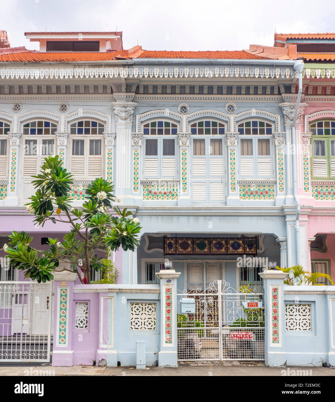 Peranakan House Singapore Singaporean High Resolution Stock Photography ...