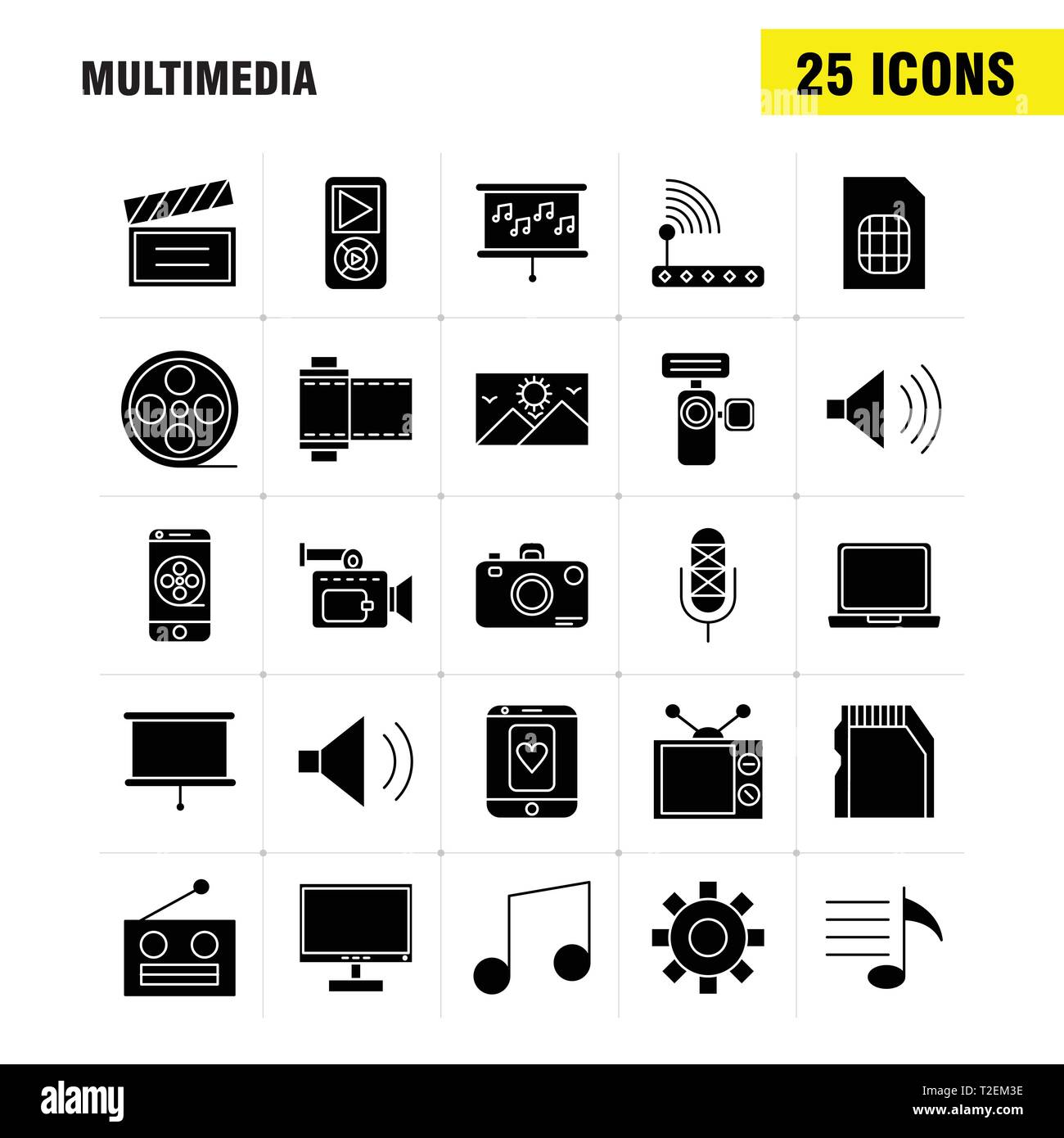 Picto computer Stock Vector Images - Alamy