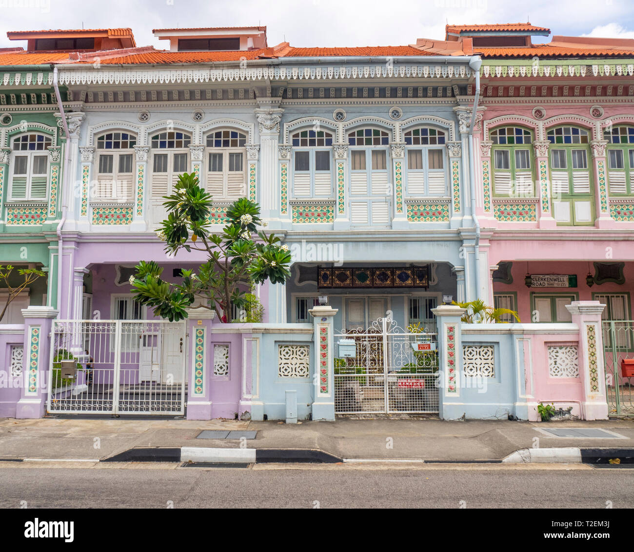 Peranakan House Singapore Singaporean High Resolution Stock Photography ...
