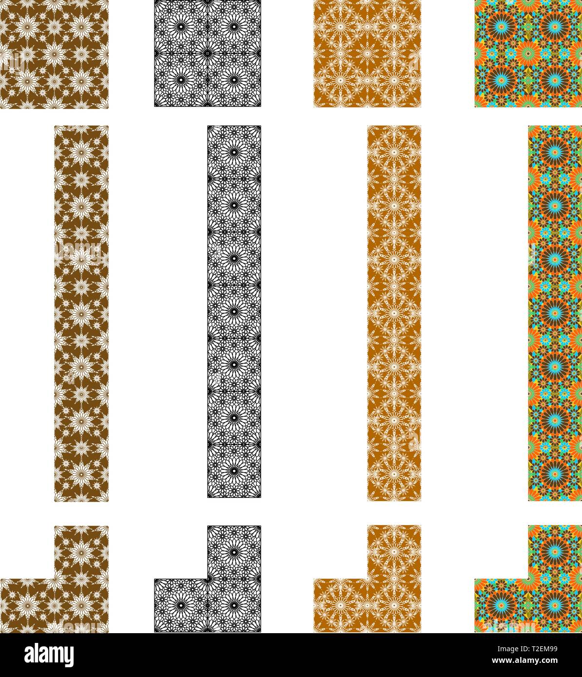 Pattern Geometric Islamic Background Template Vector Art Stock Vector ...