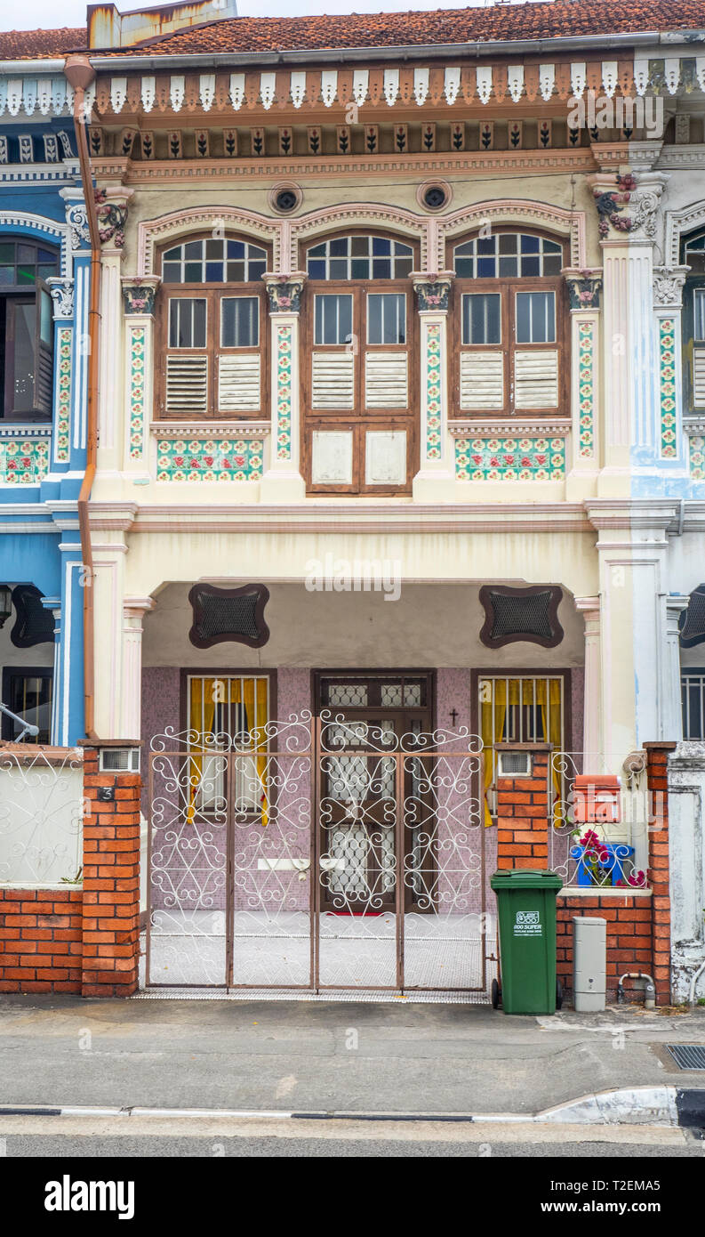 Peranakan House Singapore Singaporean High Resolution Stock Photography ...
