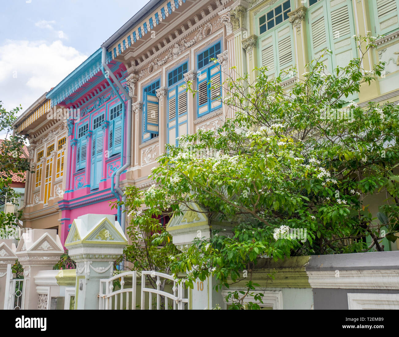 Peranakan House Singapore Singaporean High Resolution Stock Photography ...