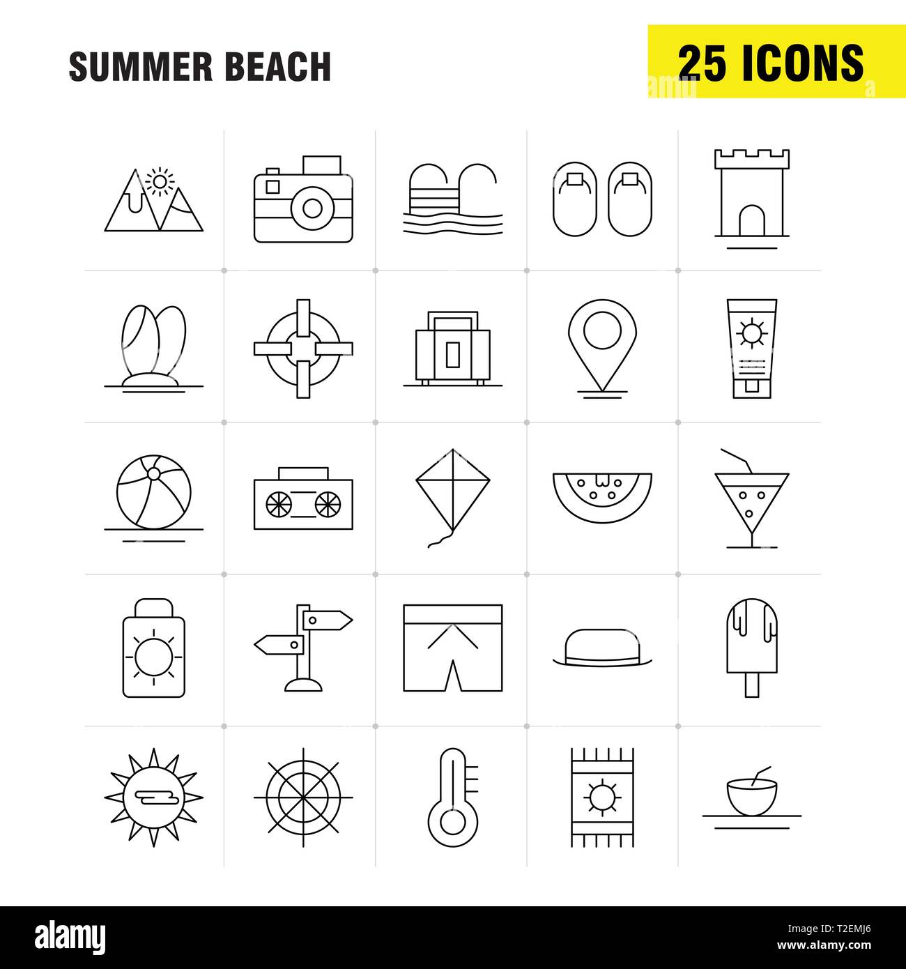 Kit surfing Stock Vector Images - Alamy