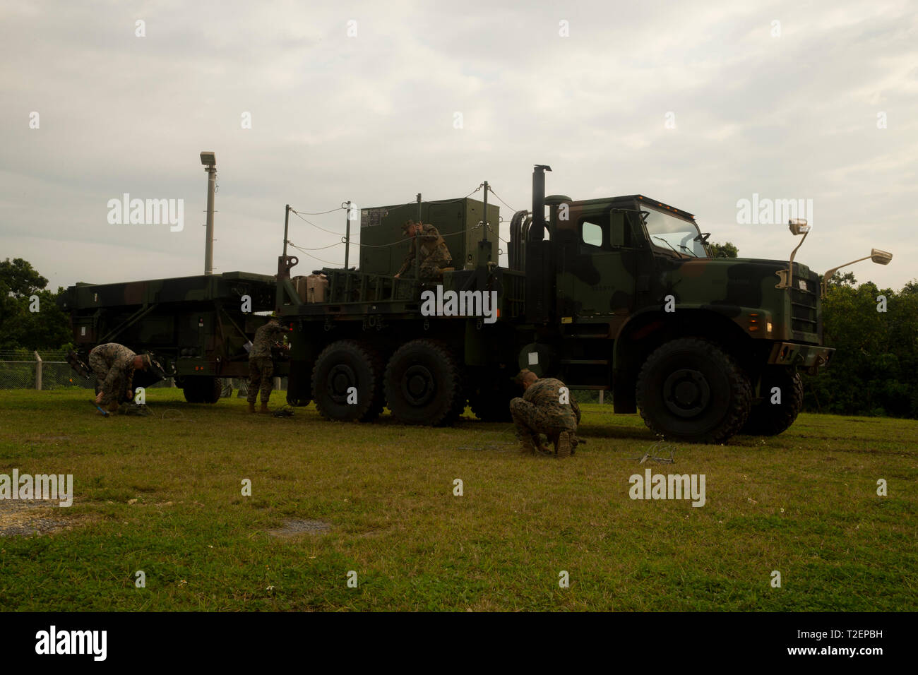 U.S. Marines with Marine Air Control Squadron 4, Marine Aircraft Group ...