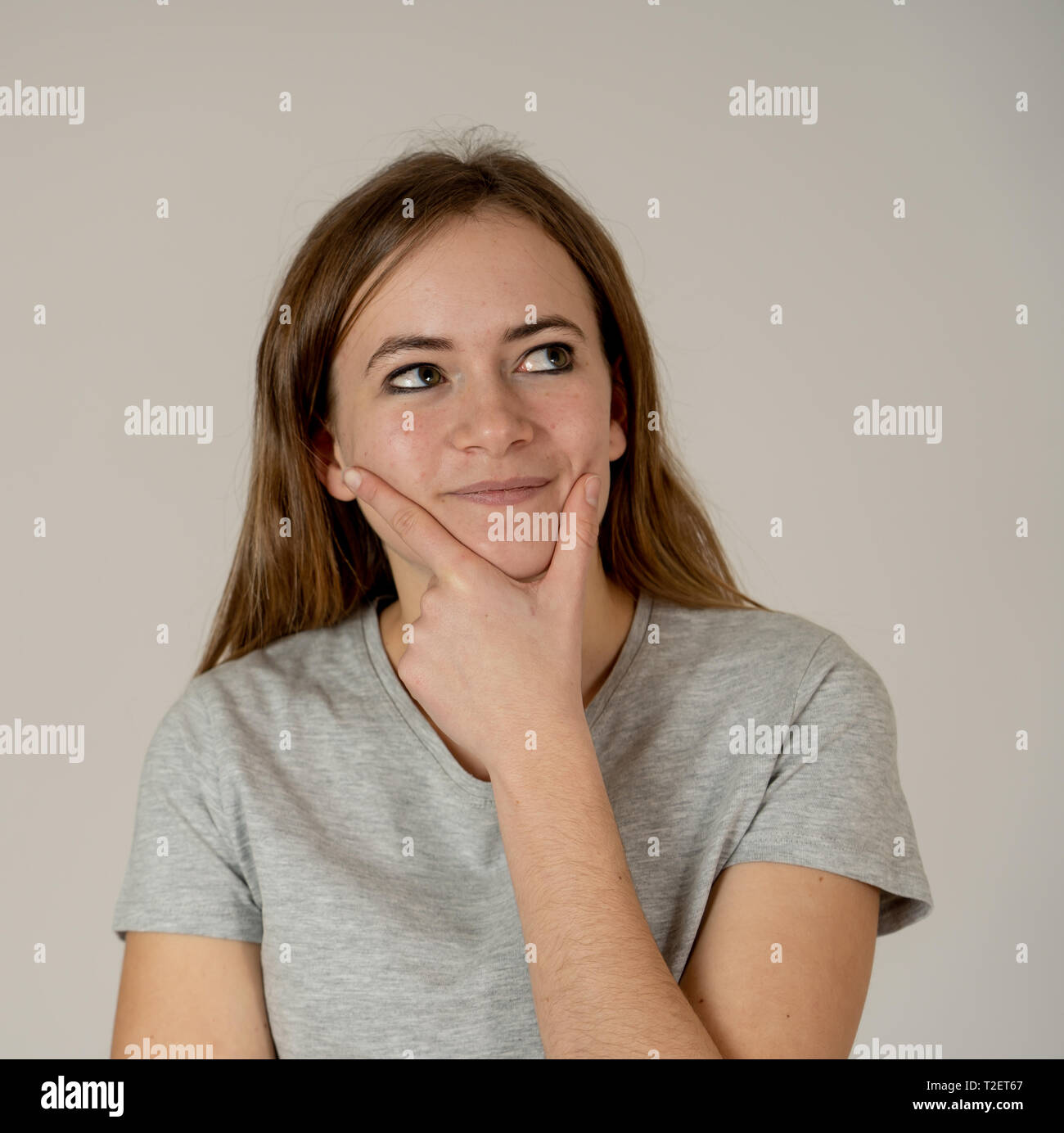 Wondering emotions hi-res stock photography and images - Alamy