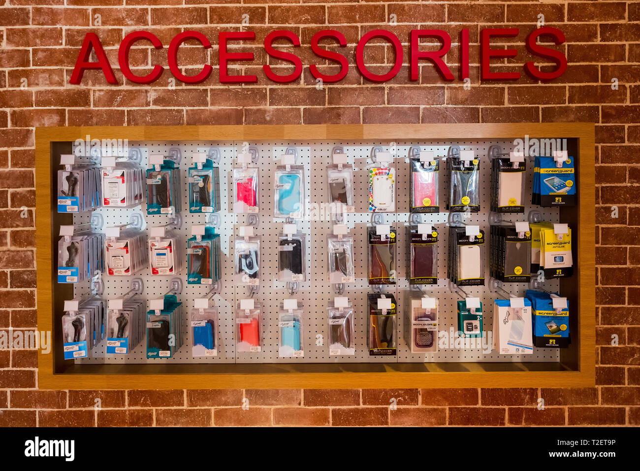 Johannesburg, South Africa - October 03 2013: Inside Interior of a ...