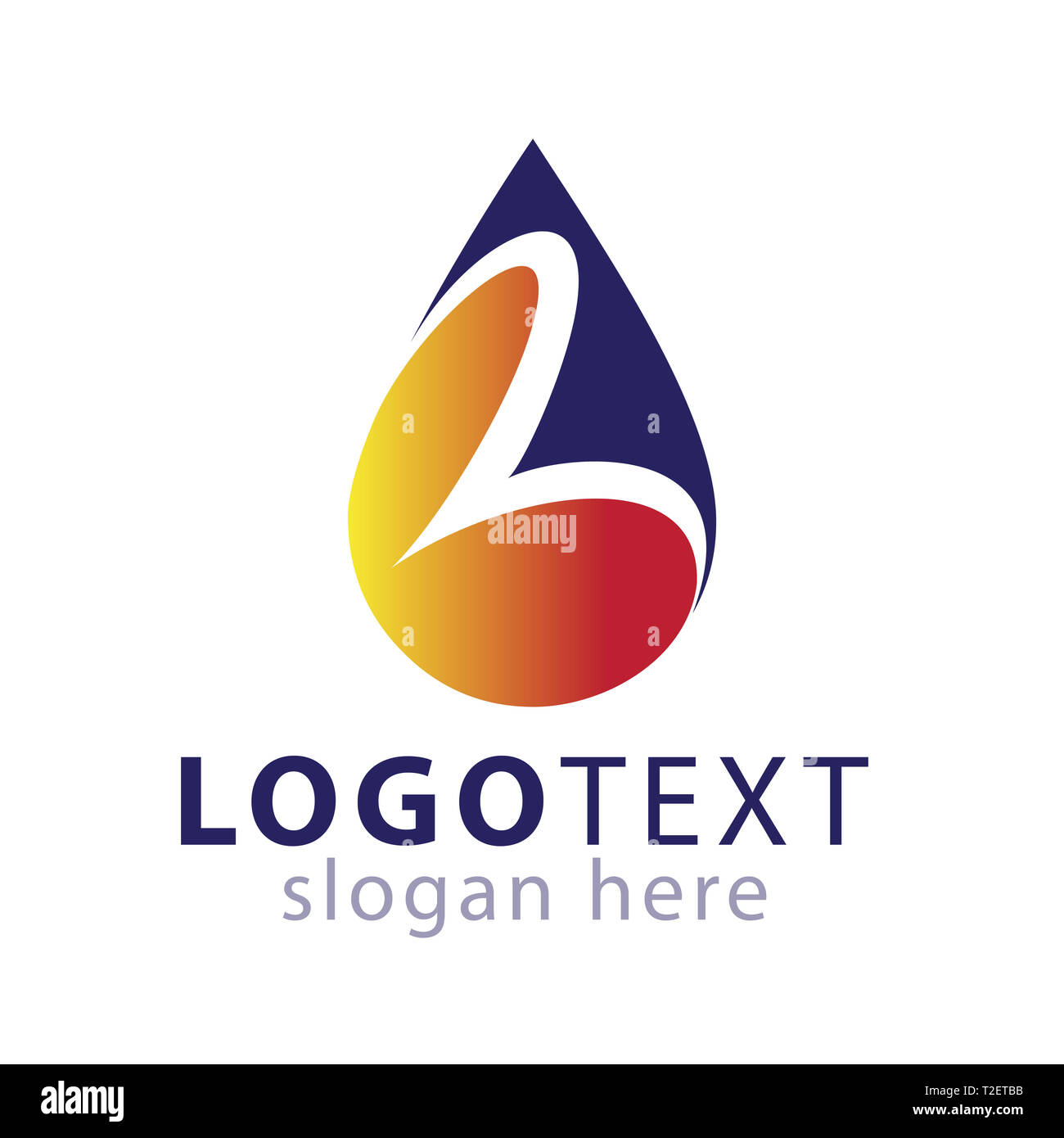 Blue wave logo vector Cut Out Stock Images & Pictures - Alamy