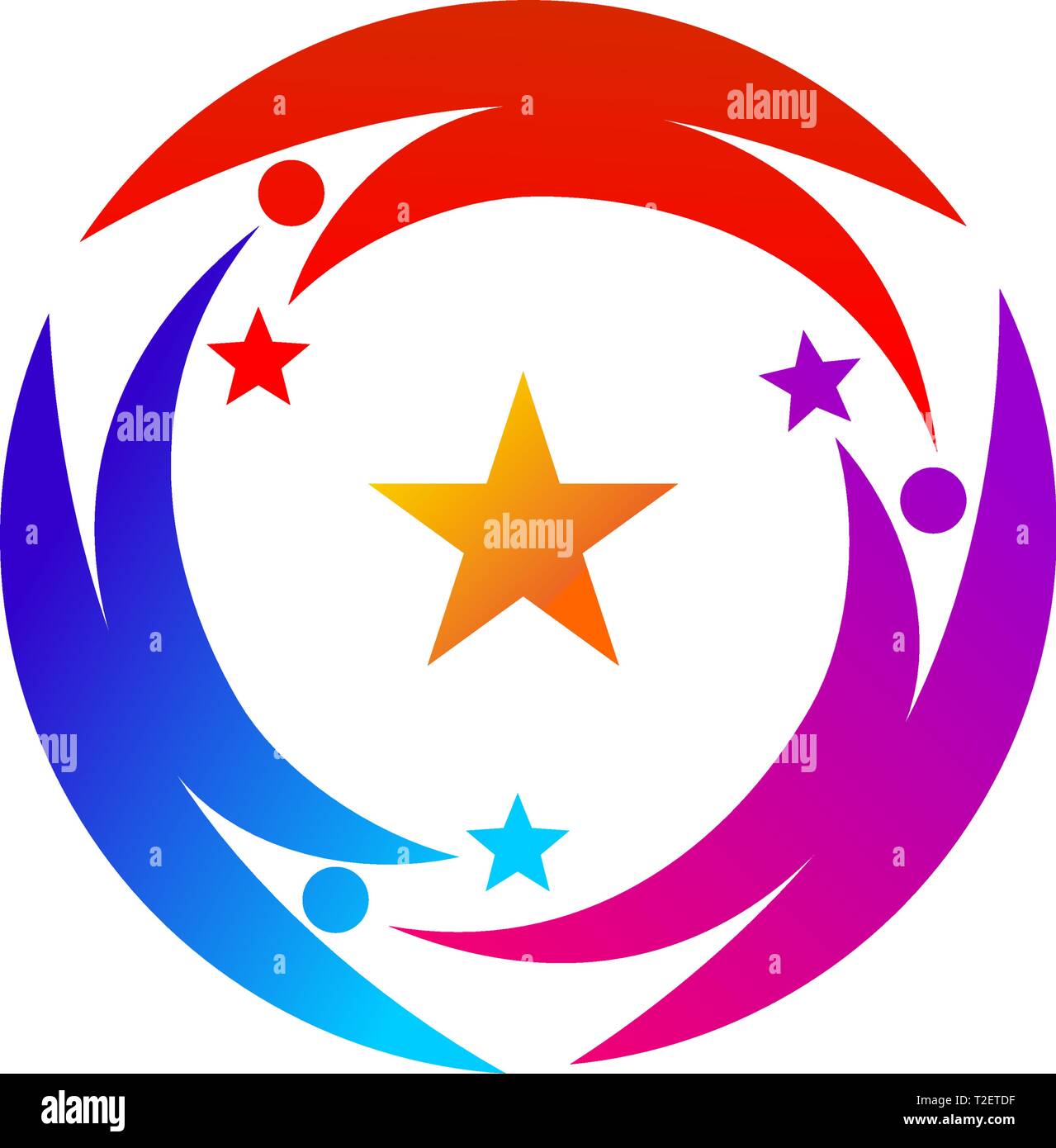 Success Star Logo Design Template Isolated Stock Vector Image & Art - Alamy