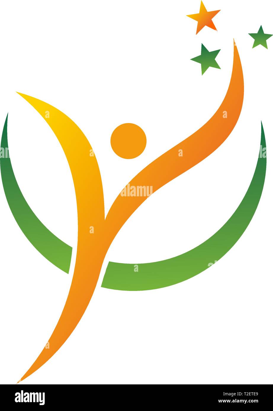 Success Star Logo Design Template Isolated Stock Vector Image & Art - Alamy