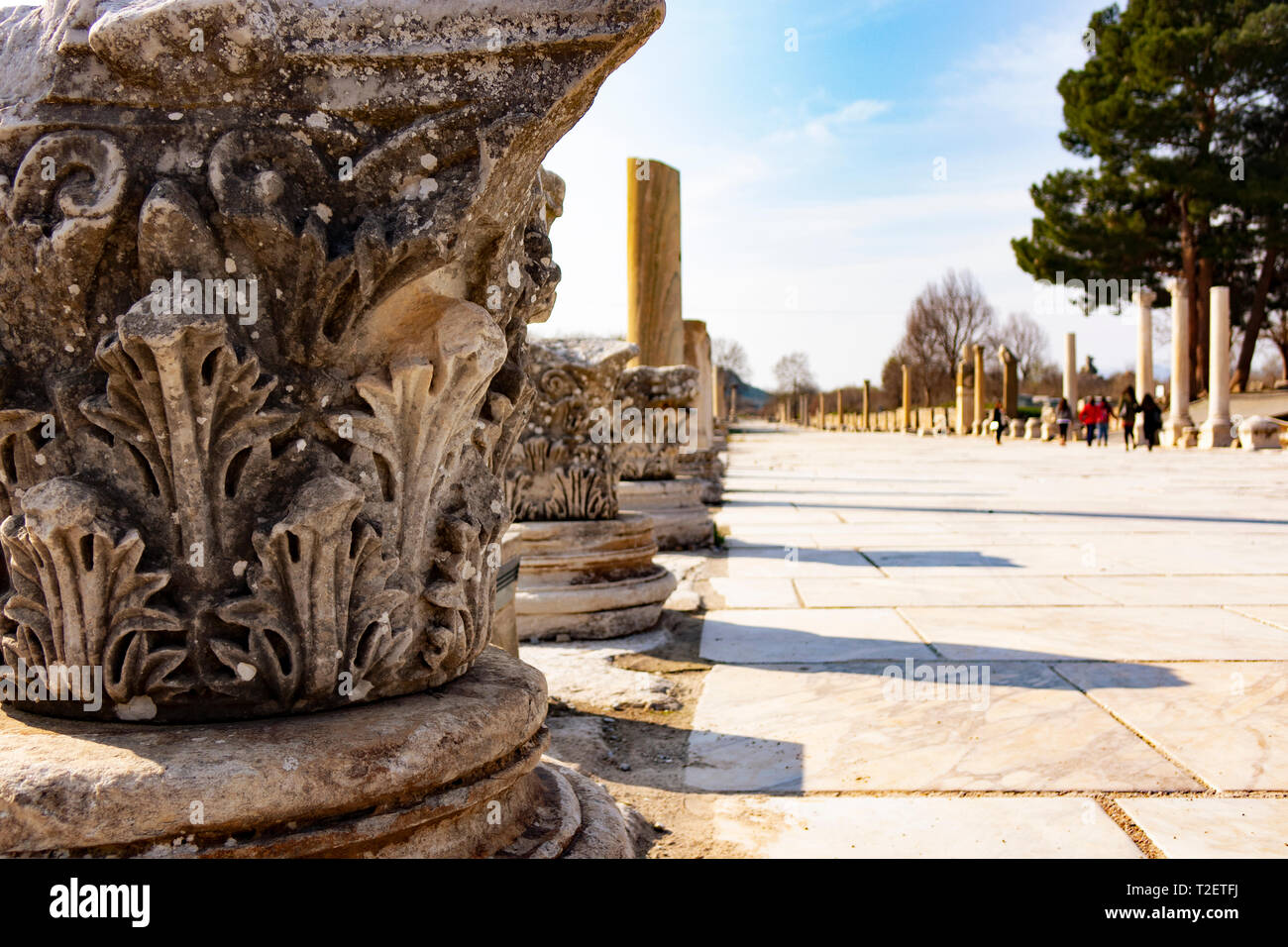 Ephesus ancient city Ephesus which was established as a port, was used ...