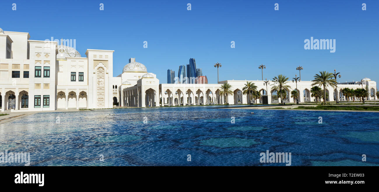 The beautiful Qasr Al Watan - Presidential palace in Abu Dhabi, UAE ...
