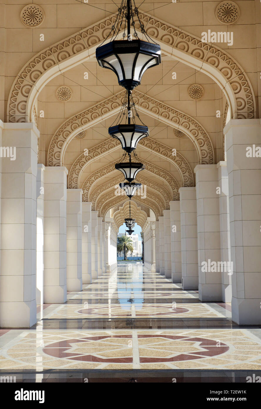 The beautiful Qasr Al Watan - Presidential palace in Abu Dhabi, UAE ...