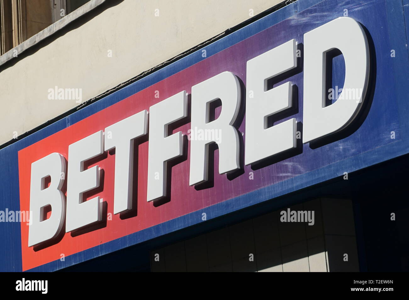 Betfred logo hi-res stock photography and images - Alamy