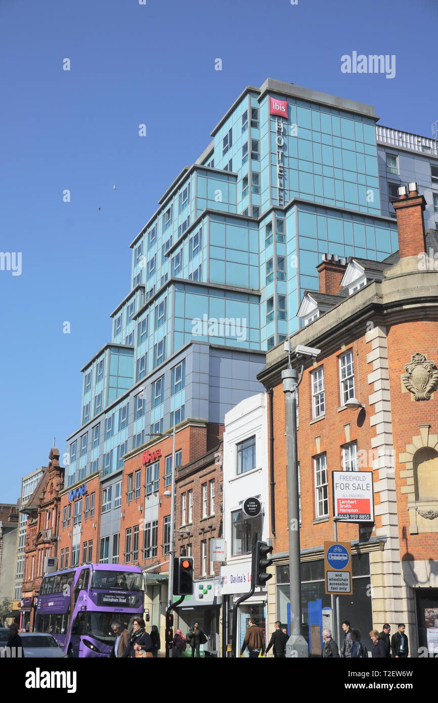 Ibis hotel in Reading, UK Stock Photo - Alamy
