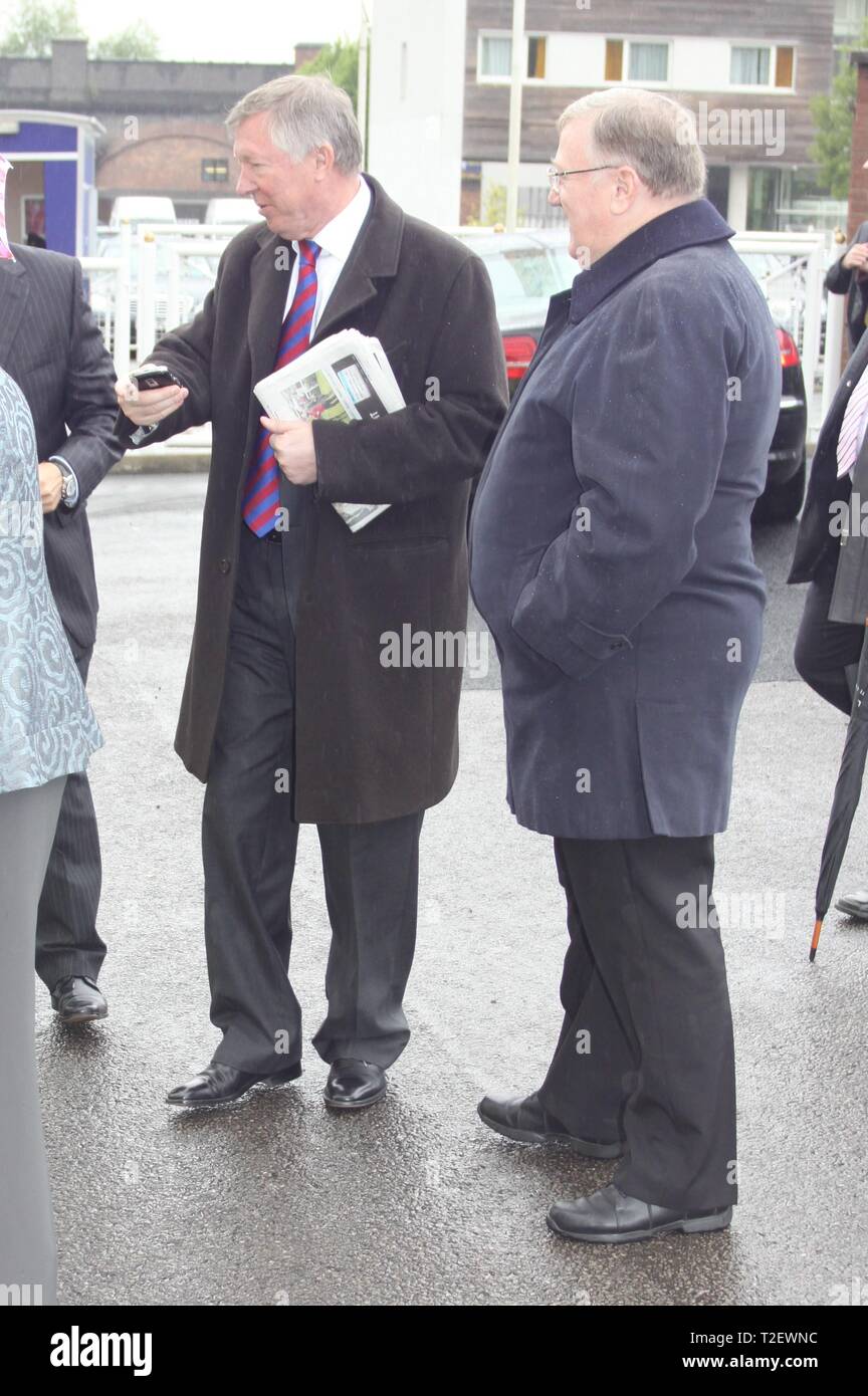 Chester,Uk Sir Alex Ferguson attends chester races credit Ian ...