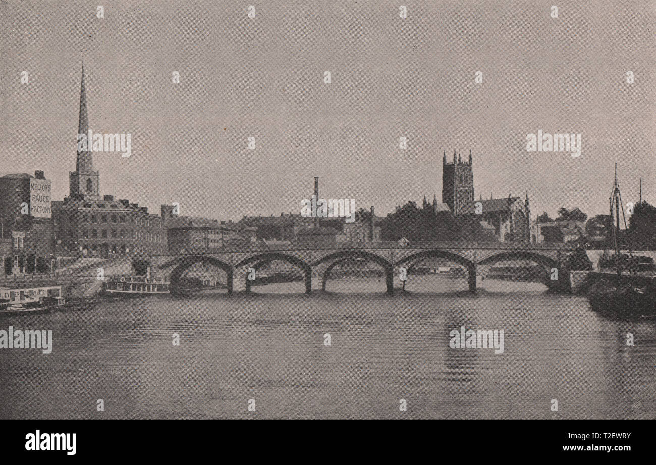 The River - Worcester Stock Photo - Alamy