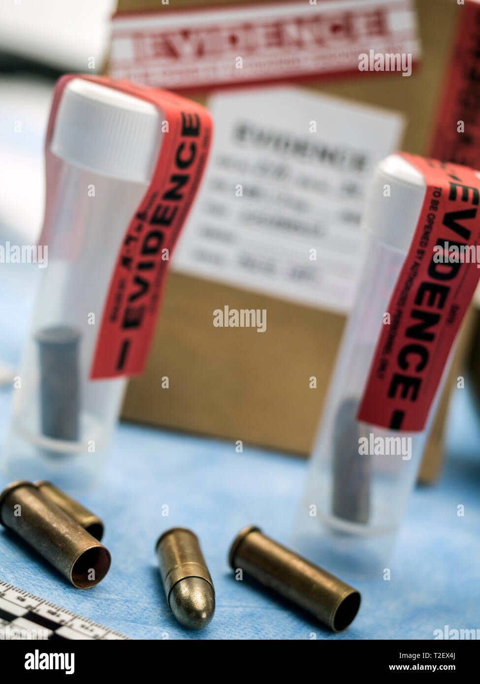 Criminalistic Laboratory, Bullet shell analysis, rule of ballistic ...