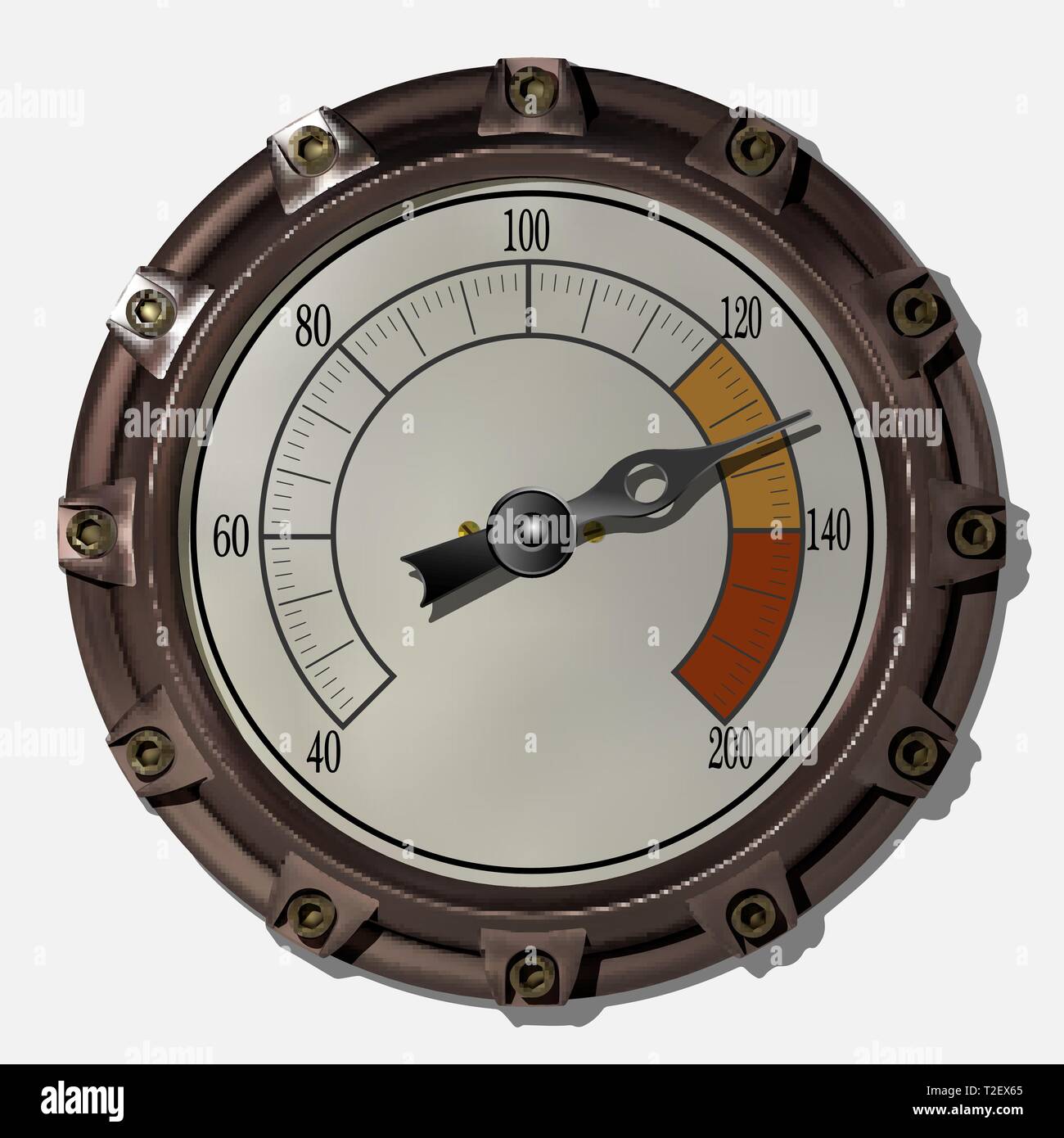 Steam gauge vectors hi-res stock photography and images - Alamy
