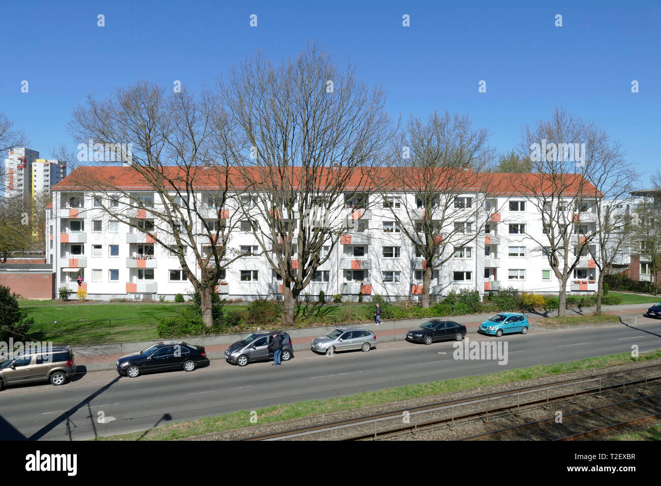 Residential house, Vahr, Bremen Stock Photo - Alamy