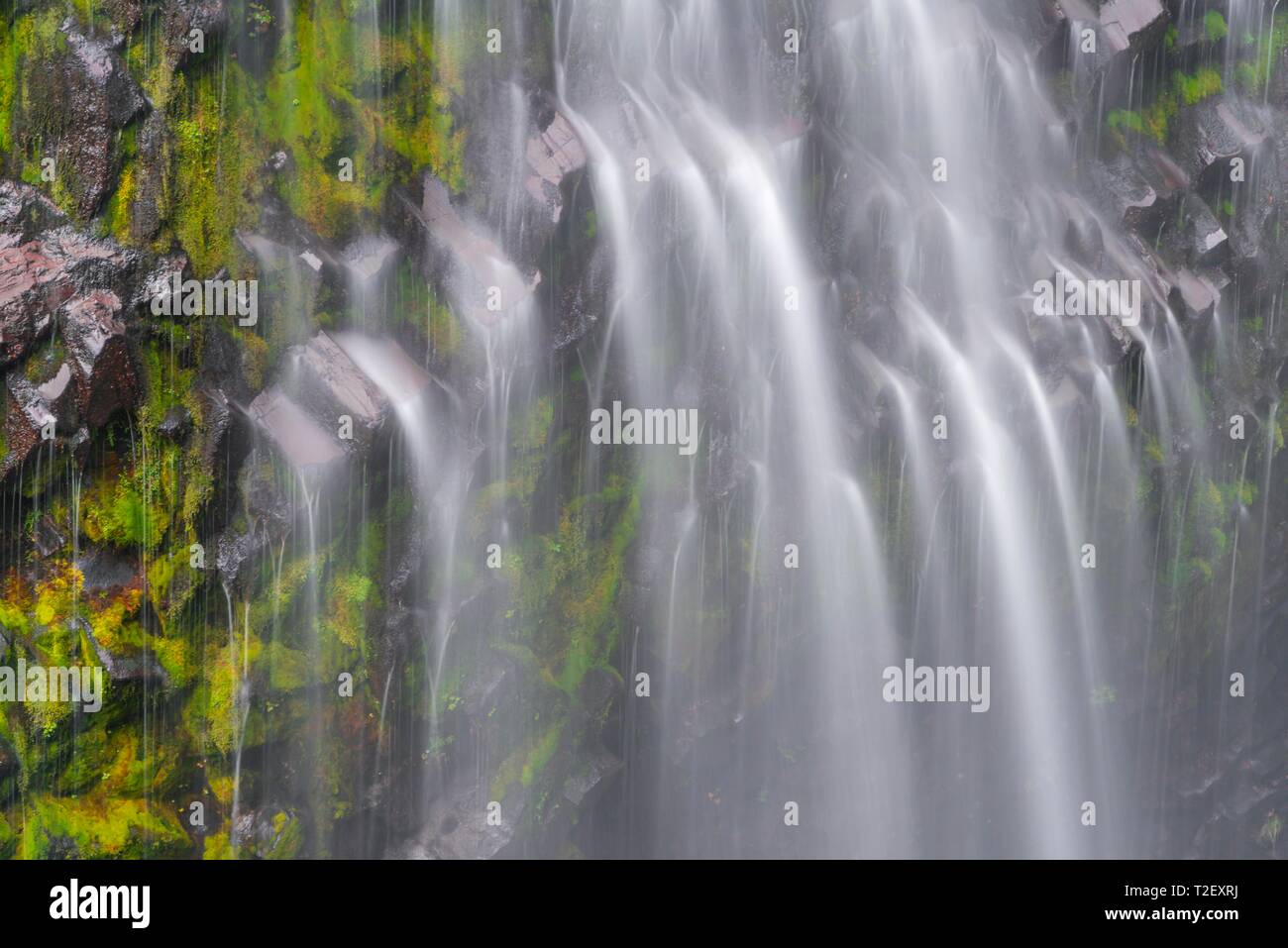 Narada Falls, waterfall, long exposure, Mount Rainier National Park ...