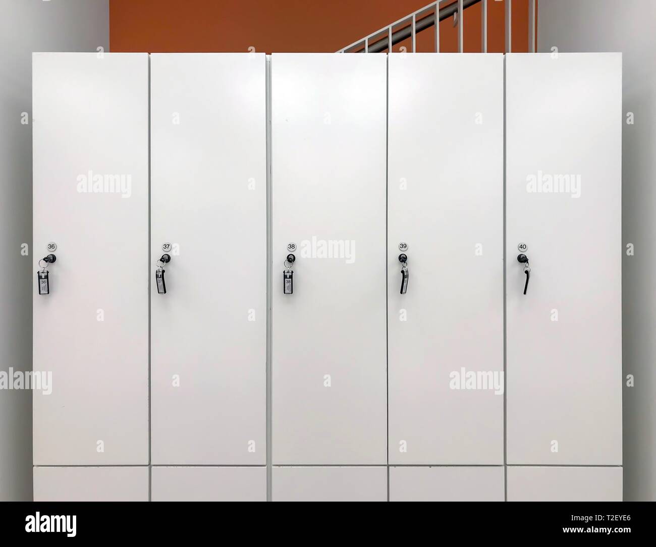 White wardrobe cabinets with keys hi-res stock photography and images ...