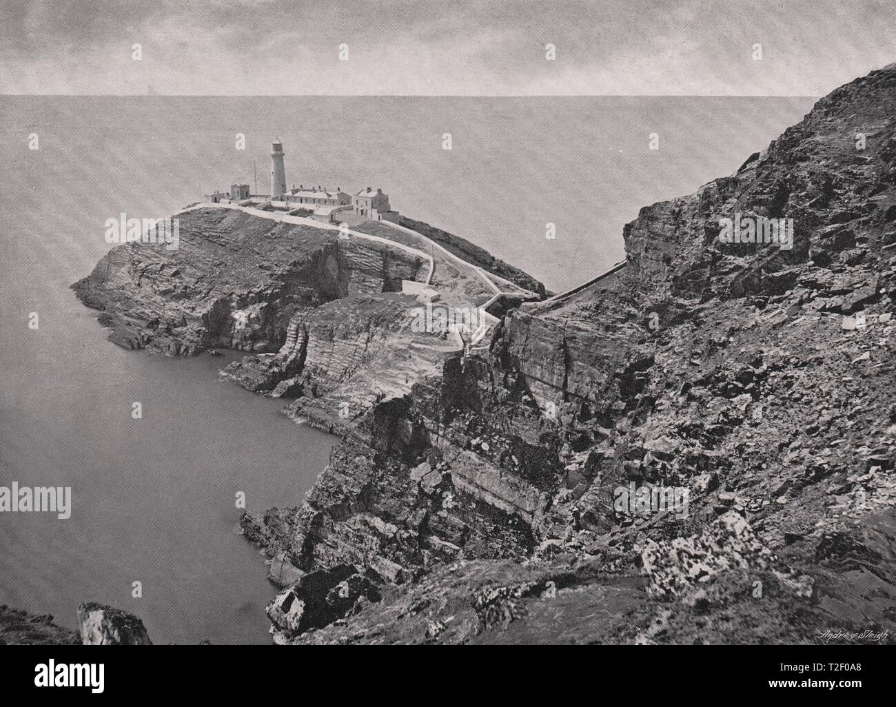 South Stack Lighthouse, Holyhead Stock Photo - Alamy