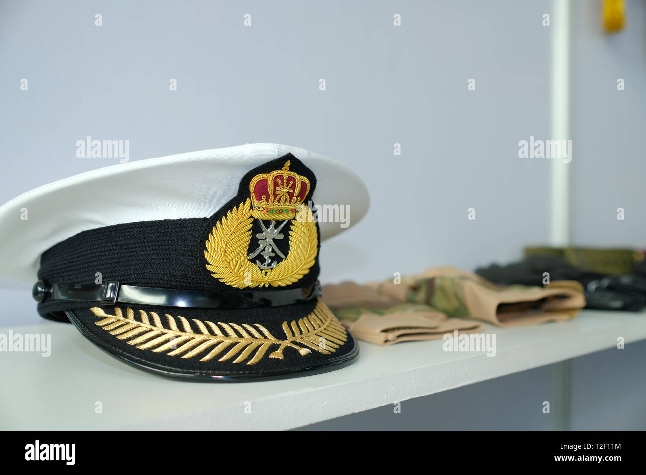 Navy uniform cap hi-res stock photography and images - Alamy