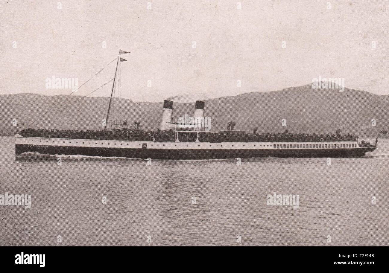 Turbine Steamer "King Edward Stock Photo - Alamy