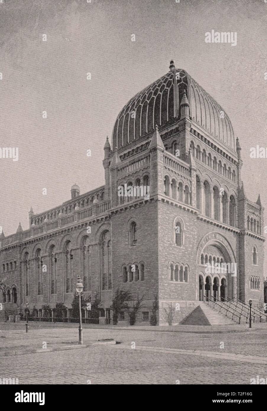 Temple Beth-El, Hebrew-Southeast Corner fifth Avenue and Seventy-Sixth ...