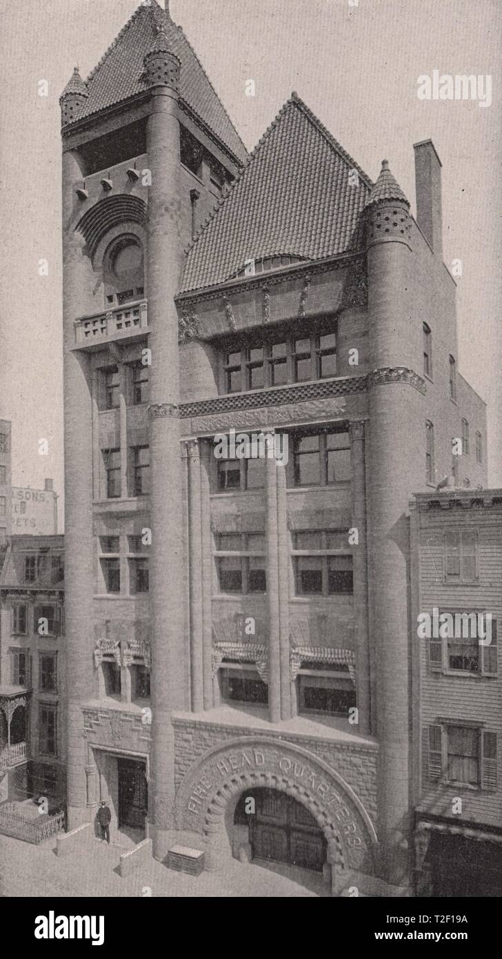 Fire Headquarters, Brooklyn-Jay Street, near Willoughby Stock Photo - Alamy